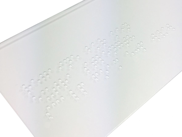 Braille for your packaging.