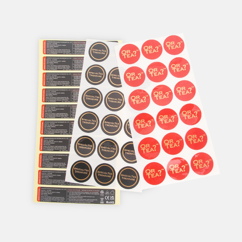 Custom Printed Tea Labels & Stickers | Bespoke Packaging